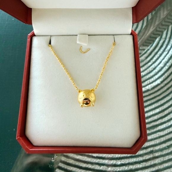 chow tai fook | Jewelry | Chow Tai Fook 24k Gold Lucky Piggy Necklace ...